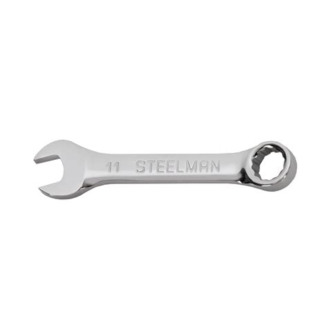 11mm Stubby Combination Wrench 12 Point Box End Steelman Tools
