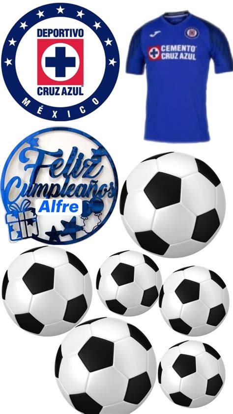 Pedido Club Cruz Azul Toppers Para Pastel Festejos