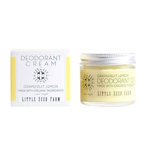 Little Seed Farm Deodorant Cream Lemon Deodorant Spearmint Essential