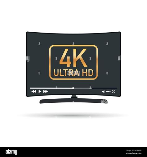 Modern Flat Screen Tv With Ultra High Definition 4k Ultra Hd Screen