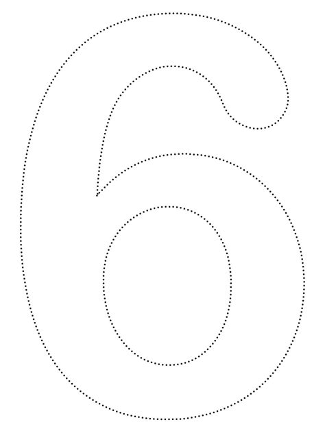 Number 6 Tracing Worksheet Coloring Page Download Print Or Color