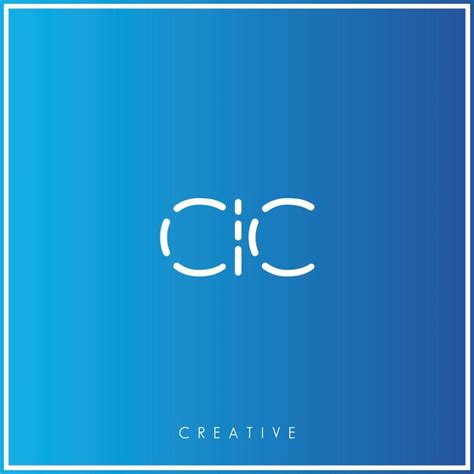 Premium Vector Cic Premium Vector Latter Logo Design Creative Logo Vector Illustration Minimal