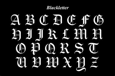 Modern Blackletter Behance