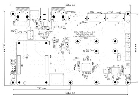 Cm4 Wrt A Raspberry Pi Cm4 Gigabit Router Baseboard With Nvme Support