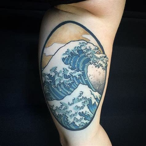 Japanese Wave Tattoos For Guys
