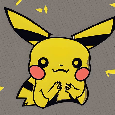 Kawaii Pikachu Illustration · Creative Fabrica