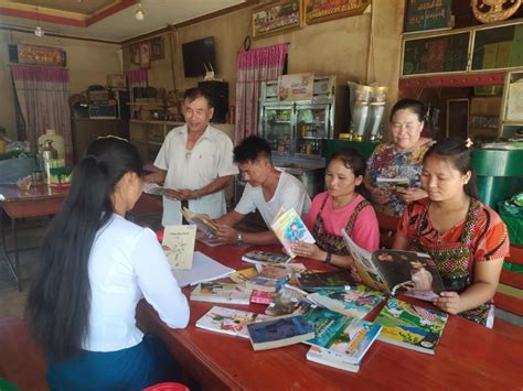 မိုင်းခတ်မြို့၌ စာဖတ်ရှိန်မြှင့်တင်ရေး Mobile Library စနစ်ဖြင့် ရပ်ကွက