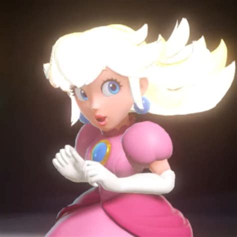 Hyper Princess Peach With Glowing Hair Showtime By Maxchernenko On