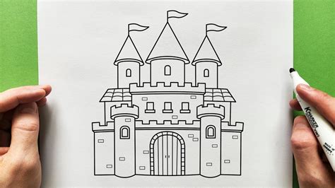 Como Dibujar Un Castillo Paso A Paso How To Draw A La Malinche La