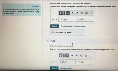 Solved Determine The Maximum Height Reached By The Chegg