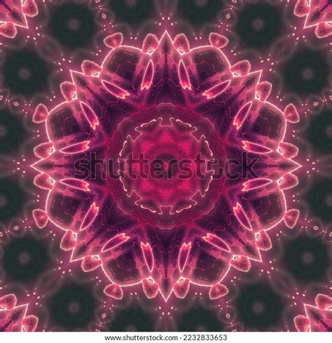 Energy Texture Seamless Pattern Glow Bloom Stock Illustration