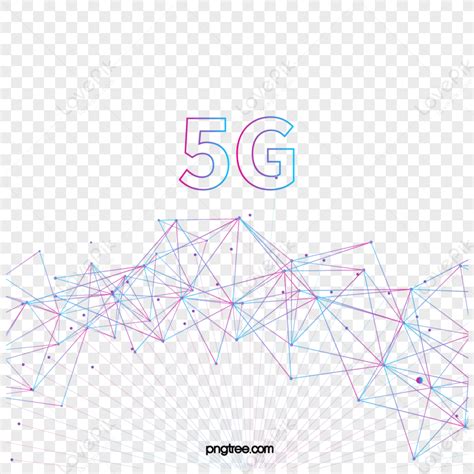 color gradient line node 5g data data nodes data lines png image and
