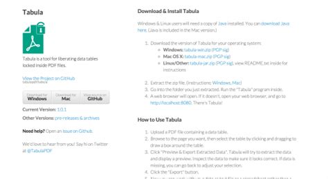 How To Use Tabula To Extract Tables From Pdfs Storybench