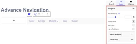 Advanced Navigation Block Radius Blocks Documentation