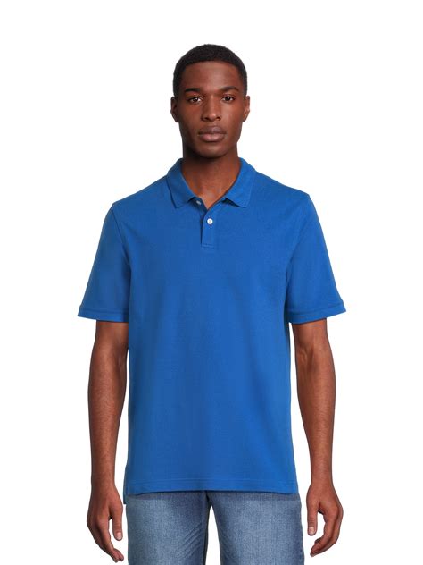 George Mens And Big Mens Pique Polo Shirts With Short Sleeves Sizes