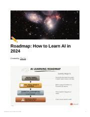 Roadmap How To Learn AI In Python Neural Networks NLP Course Hero
