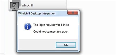 Solved Windchill Desktop Integration Server Connection I PTC Community