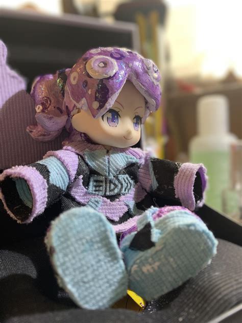 I Made A Custom Splatoon Oc Doll This Is Umi R Splatoon