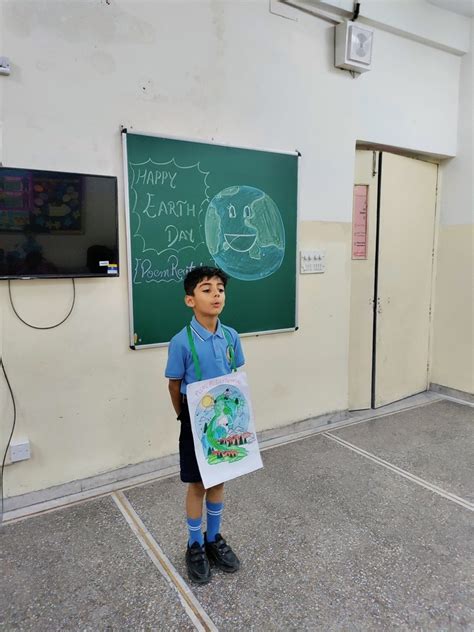Earth Day Poem Recitation Class 1 B