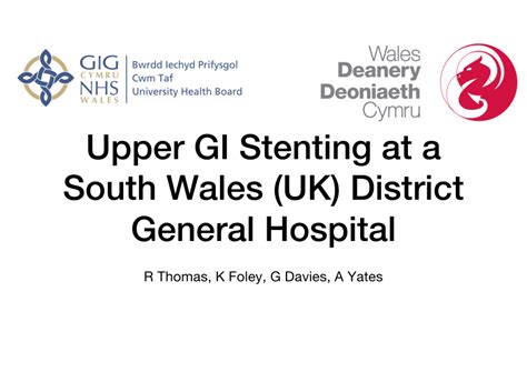 Pdf Upper Gi Stenting At A South Wales Uk District General Hospital