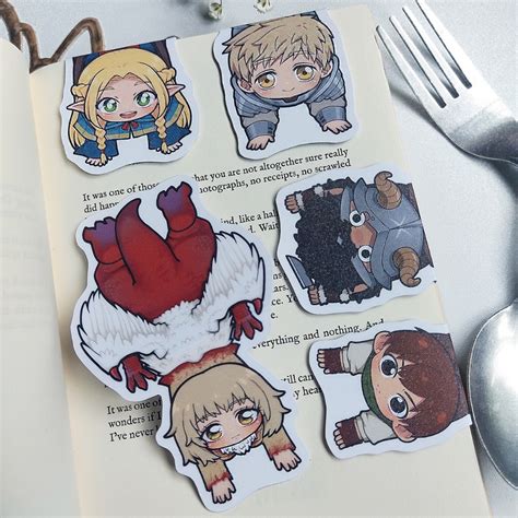 Dungeon Meshi Delicious In Dungeon Inspired Dangling Chibi Magnetic