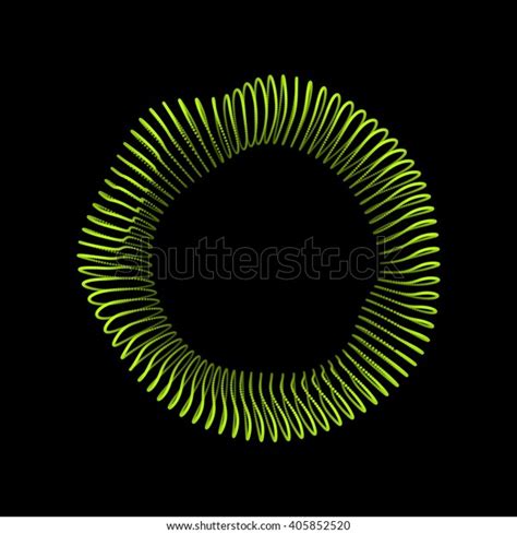Wireframe Object Dots Abstract 3d Connection Stock Vector Royalty Free