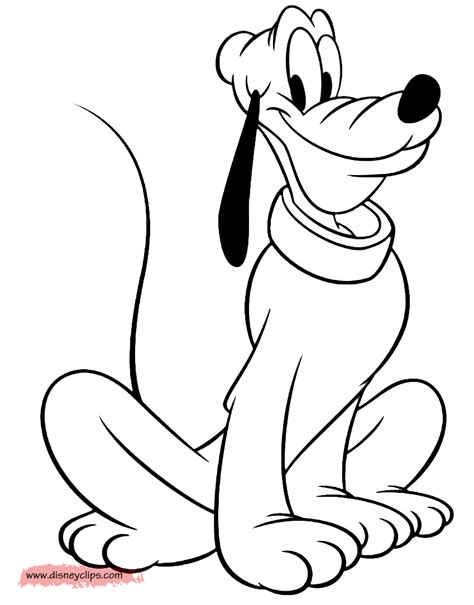Pluto Coloring Sheets Coloring Pages