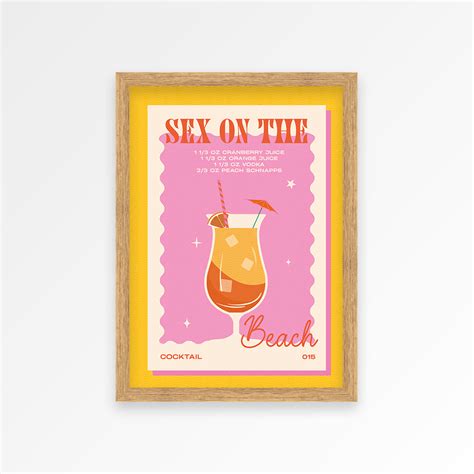 Sex On The Beach Print Proper Good