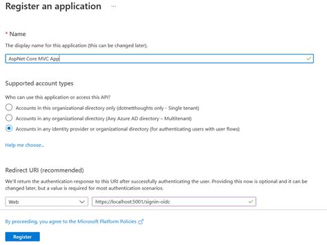 Anuraj Authenticating Aspnet Core Mvc Applications With Azure Active