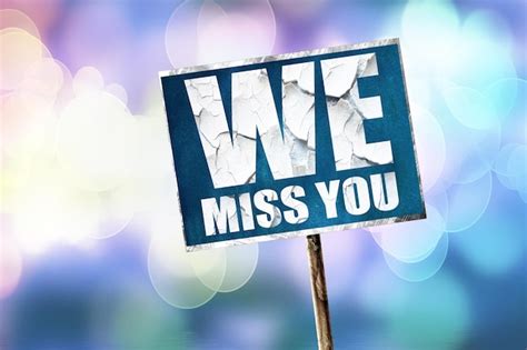 We Miss You Premium Ai Generated Image