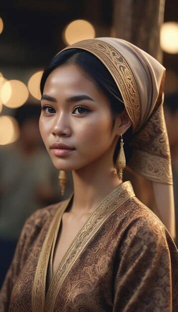 Premium Ai Image Beautiful Indonesian Girl Javanese Woman