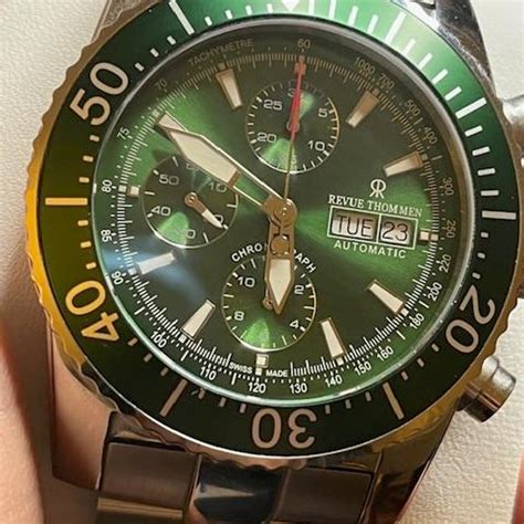 Wts Green Diver Chronograph Watchcharts Marketplace