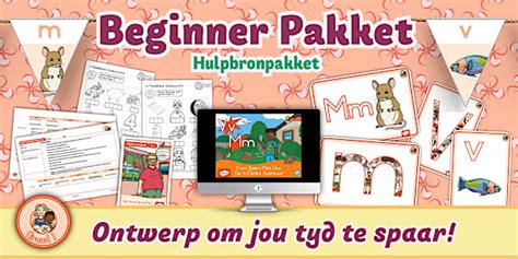 Graad 1 Klanke M V Beginner Pakket Hulpbronpakket Kabv Belyn