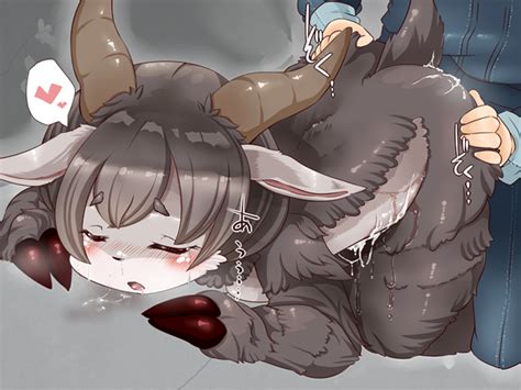 Rule 34 2015 Amber Eyes Ambiguous Gender Antelope Anthro Ass Up Blush Breast Squish Breasts