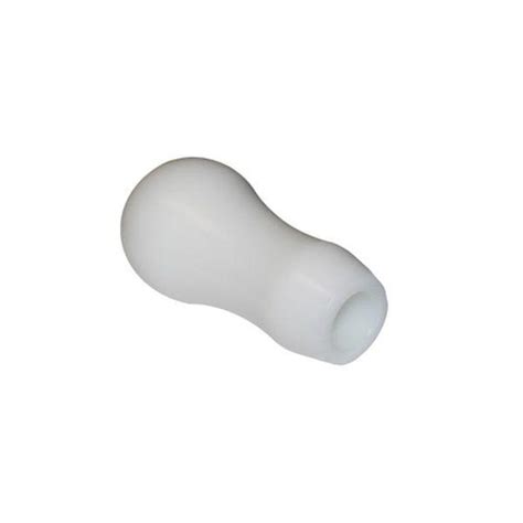 Torque Solution Delrin Tear Drop Tall Shift Knob White Universal