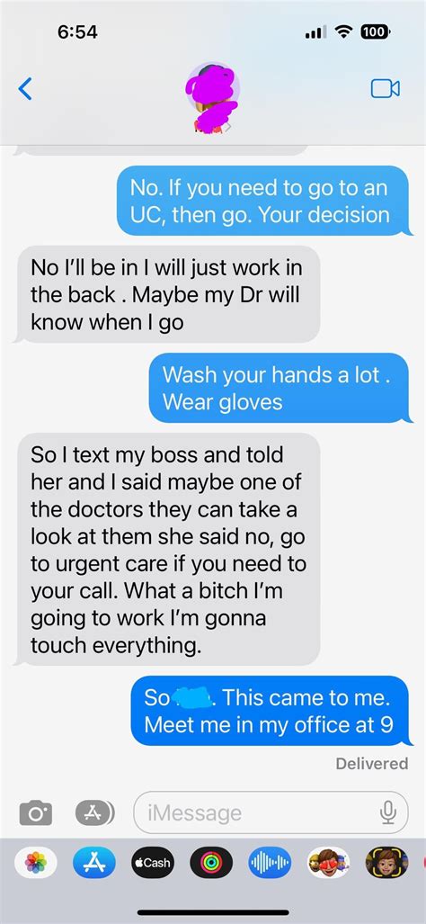 My Sister Works At A Doctors Office As The Nurse Manager One Her Staff