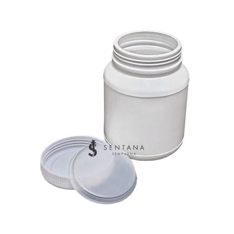 Jual Botol Bulat Suplemen Botol Obat Putih 1 Kg Shopee Indonesia