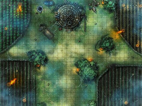 Farm Battle Map Dnd Battle Map Dandd Battlemap Dungeons And Etsy