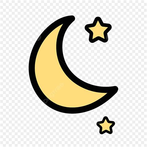 Moon And Stars Clipart Png
