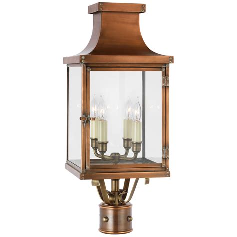 Bedford Post Lantern Open Box Cho7820 Ob Visual Comfort