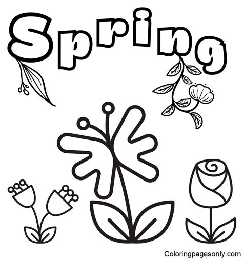 Free Printable Spring Flowers Easy Art Printables For Everyone