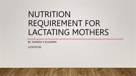 Nutritional Reqiirement Flip Classespptx