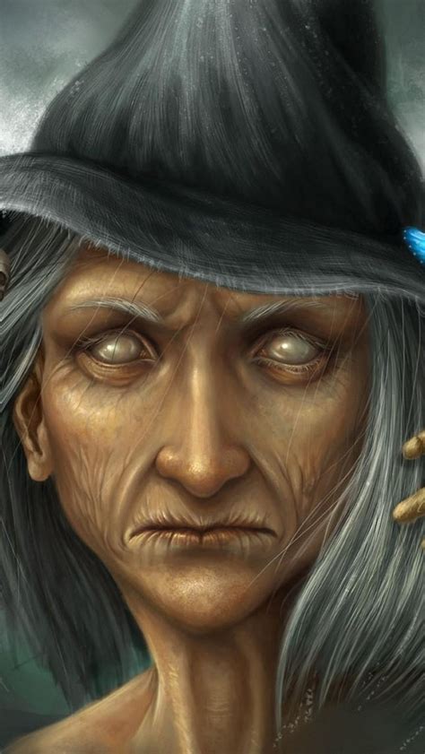 1081x1920 Resolution Witch Hat Face 1081x1920 Resolution Wallpaper