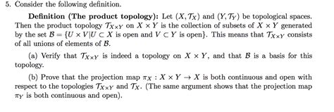 Solved 5. Consider the following definition. Definition (The | Chegg.com