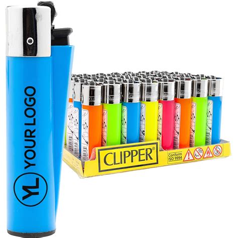 Giveaway Clipper Lighters Pad Print Assorted Neon And Assorted Solid