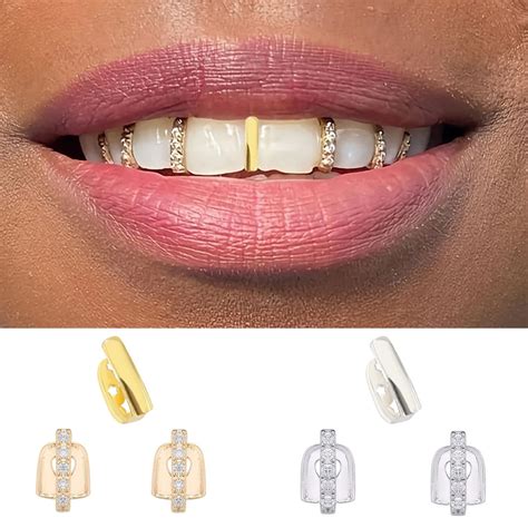Best Price For Zircon Inlaid Combination Diy Hip Hop Grillz Teeth Grillz Tooth Grillz Braces