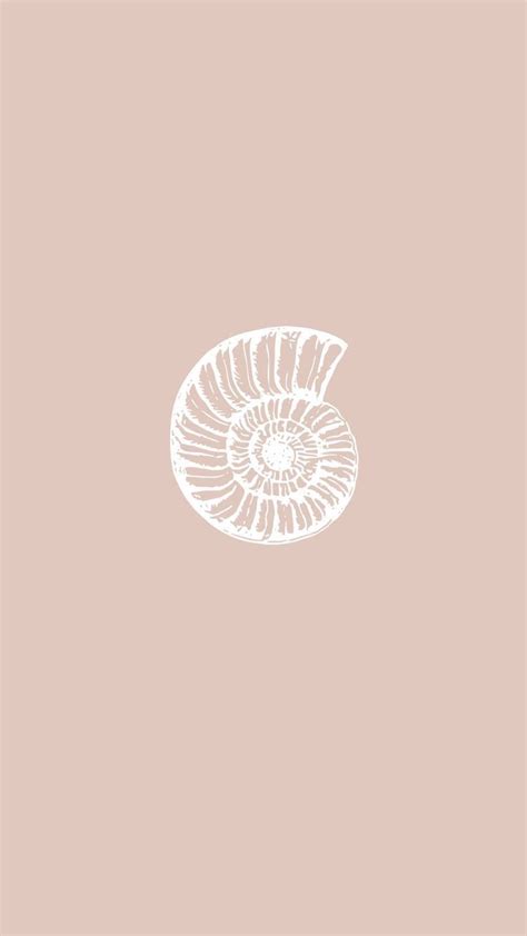 Beachy Shell Wallpaper