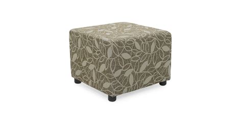 Picasso Ottoman Brown Pattern Fabric