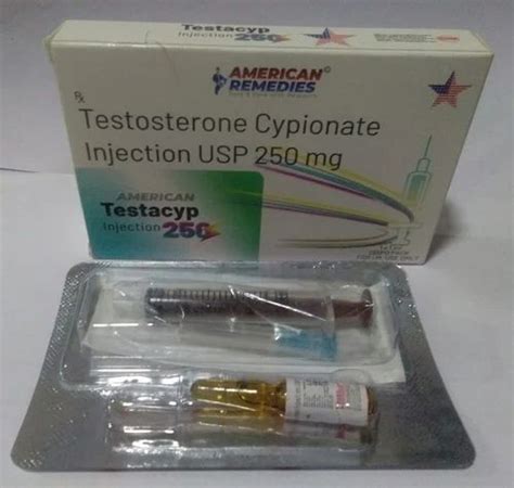 Injection Testosterone Cypionate Testacyp 250 For Clinical Packaging