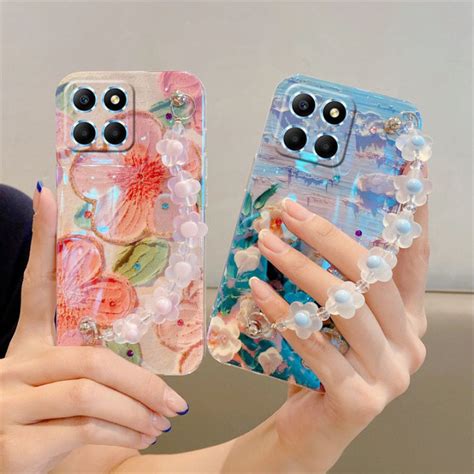 Phone Case Honor X8A X9a X9 X8 X7 X7a X6 70 Huawei P60 Pro 5G 4G Casing New Trendy Vintage Blu